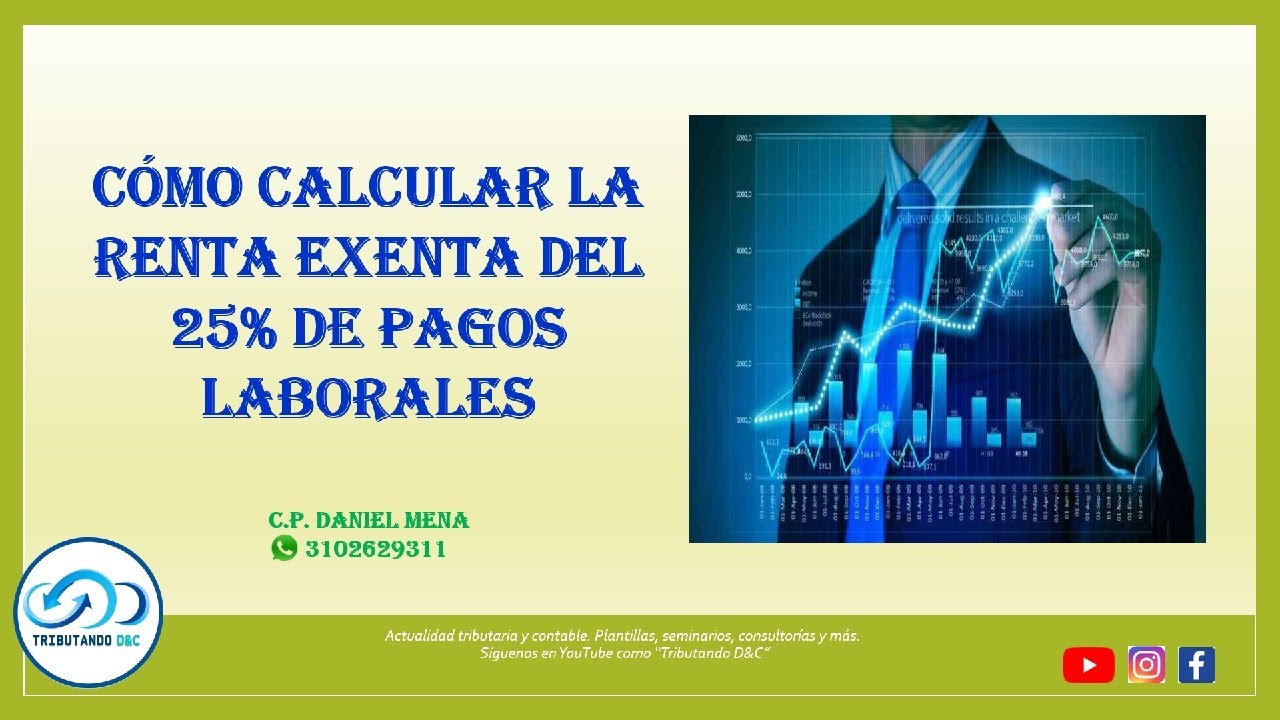 Cómo Calcular la Renta Exenta del 25% de Pagos Laborales | Retención en ...