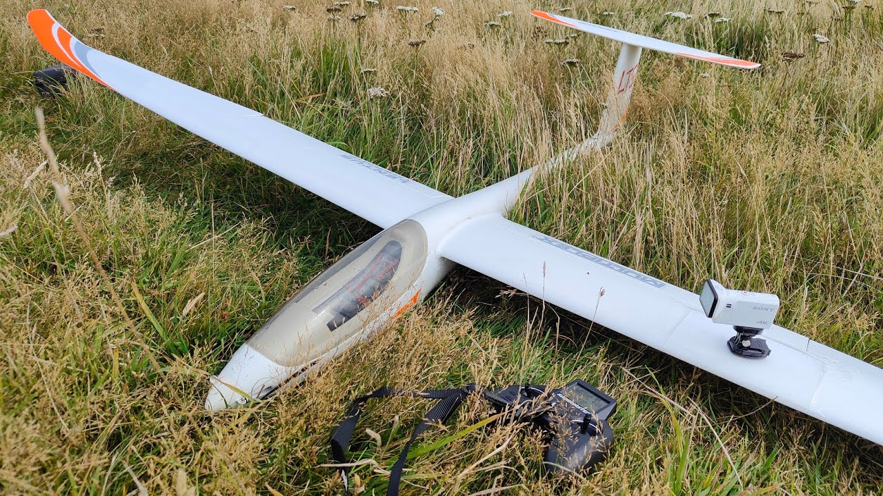 Allandale Slope soaring-onboard camera-Lentus Thermik 3M - YouTube