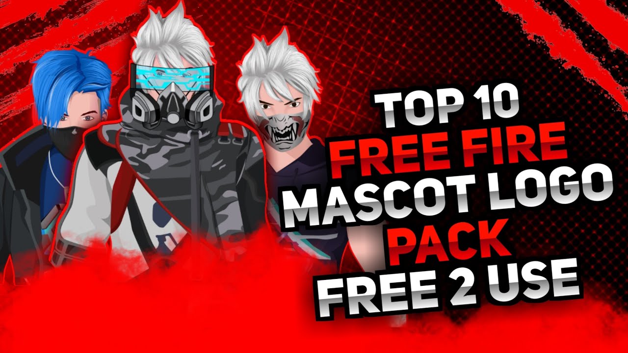 Top 10 Free Fire Mascot Logo Pack by kusogaki X PixDroid - YouTube