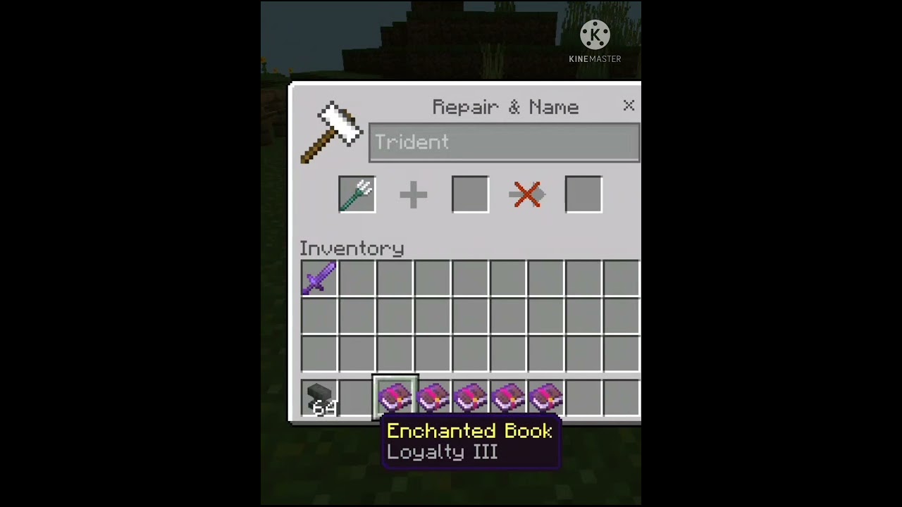 fully enchanted trident - YouTube