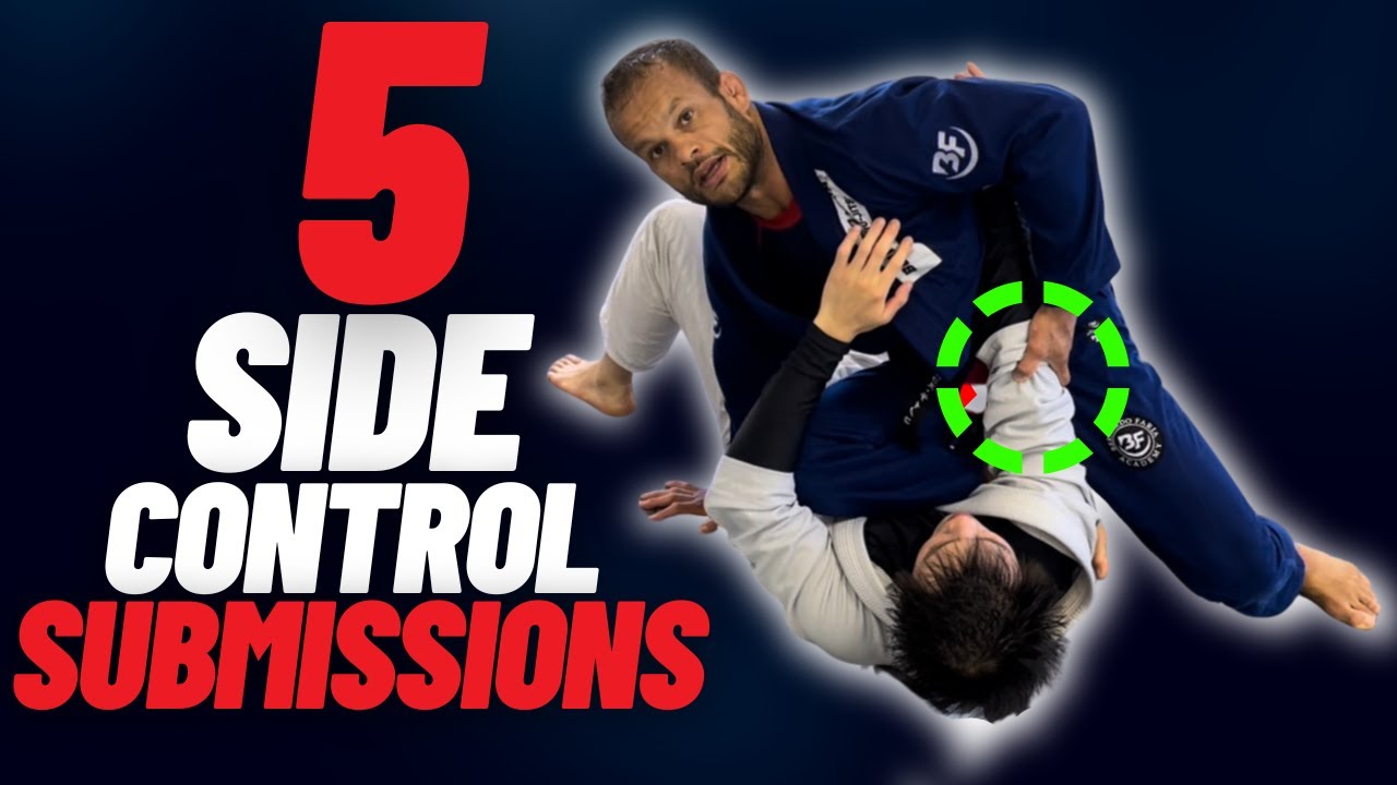 5 Submissions From Side Control (Every White Belt) MUST Know - YouTube