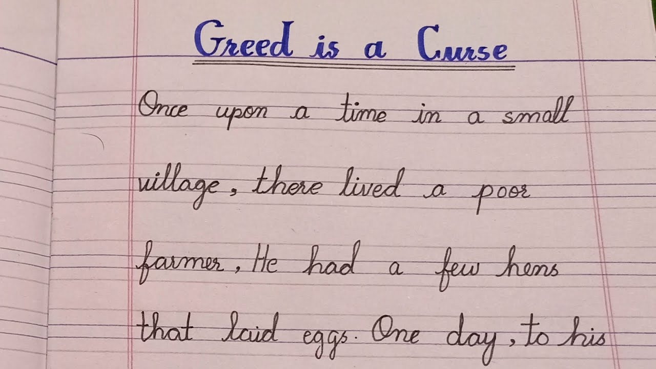 Greed is a curse moral story || a farmer and the golden egg story ...
