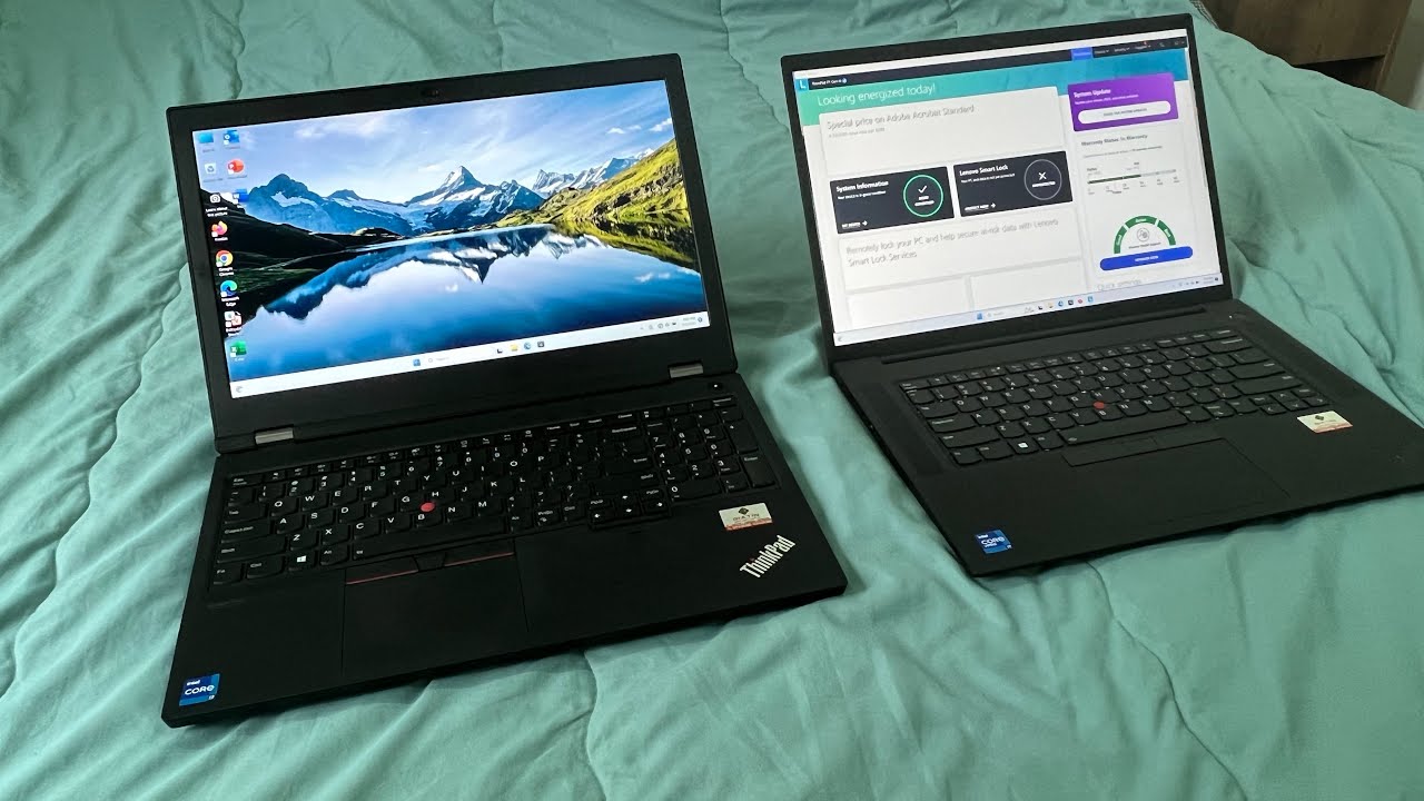 Cặp khủng long Thinkpad P1 Gen4 & P15 Gen2 - YouTube