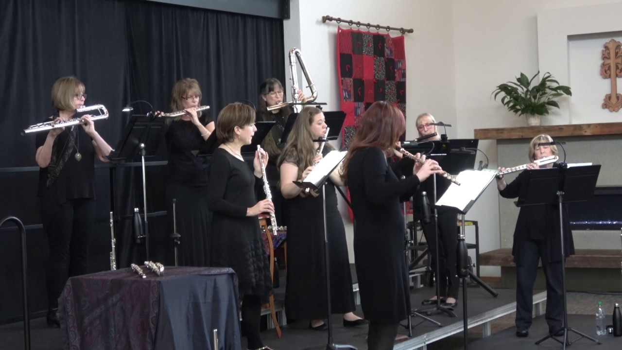 "Arabesque 1" Performed by The Circle of Flutes flute choir - YouTube