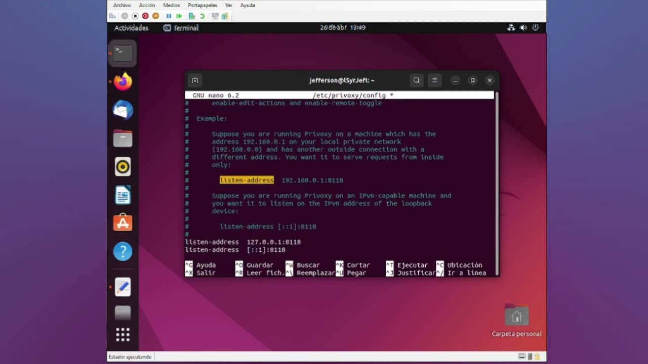 Configuracion And Instalacion De Privoxy En Linux Youtube