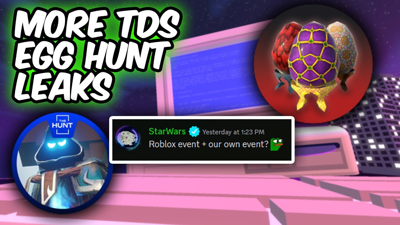 MORE TDS EGG HUNT LEAKS | Tower Defense Simulator | ROBLOX - YouTube