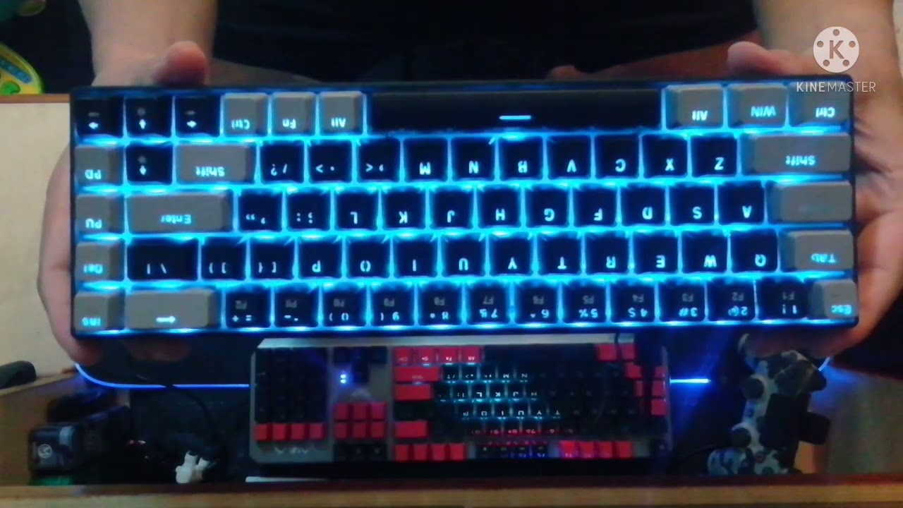 Magegee MK-Box 68-Key Red Switch Unboxing (No Talking) - YouTube