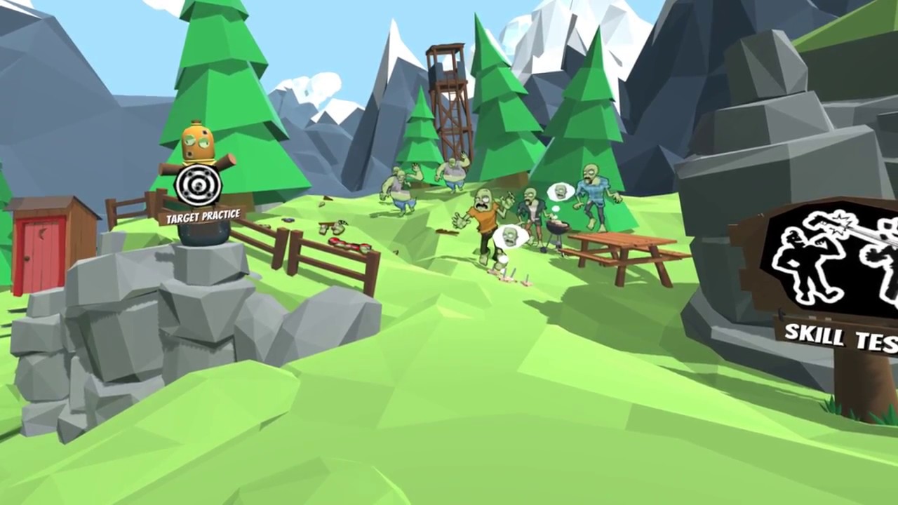 Zombie Training Simulator - VR Gameplay - YouTube