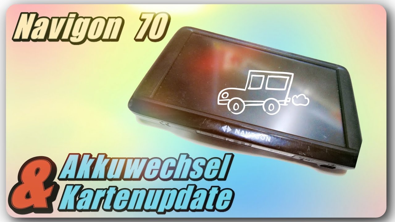 Navigon 70 – Akkuwechsel und Kartenupdate auf Q4 2020 - YouTube