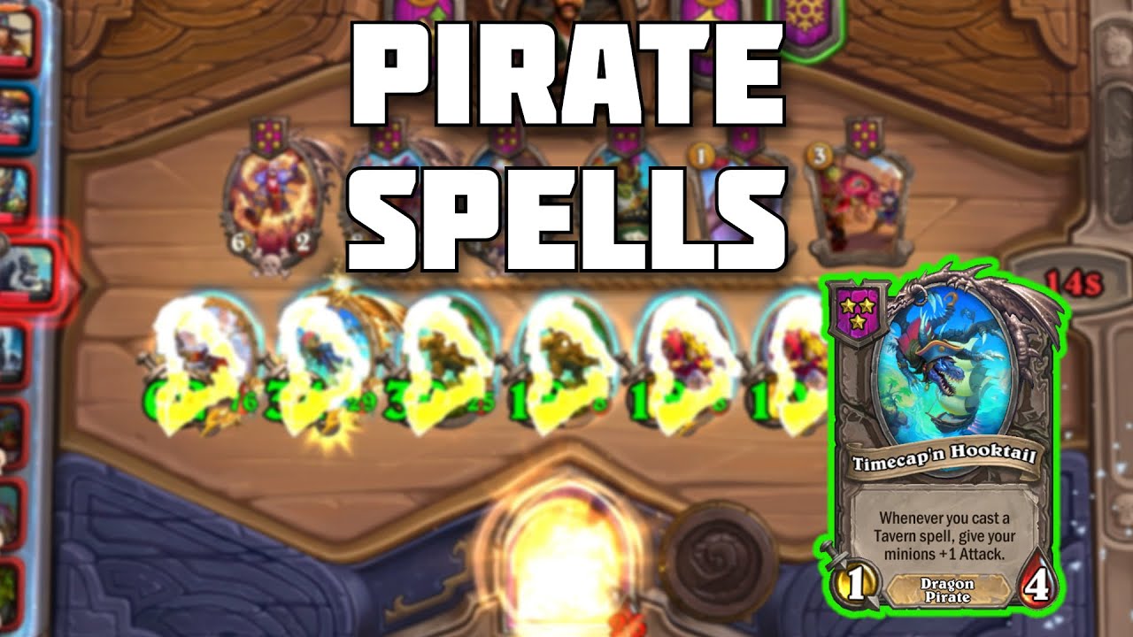 Pirate Spells | Hearthstone Battlegrounds - YouTube