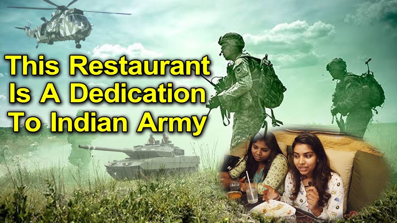 Amazing Hunger Camp Restaurant In Bengaluru | Army theme Restaurant In ...