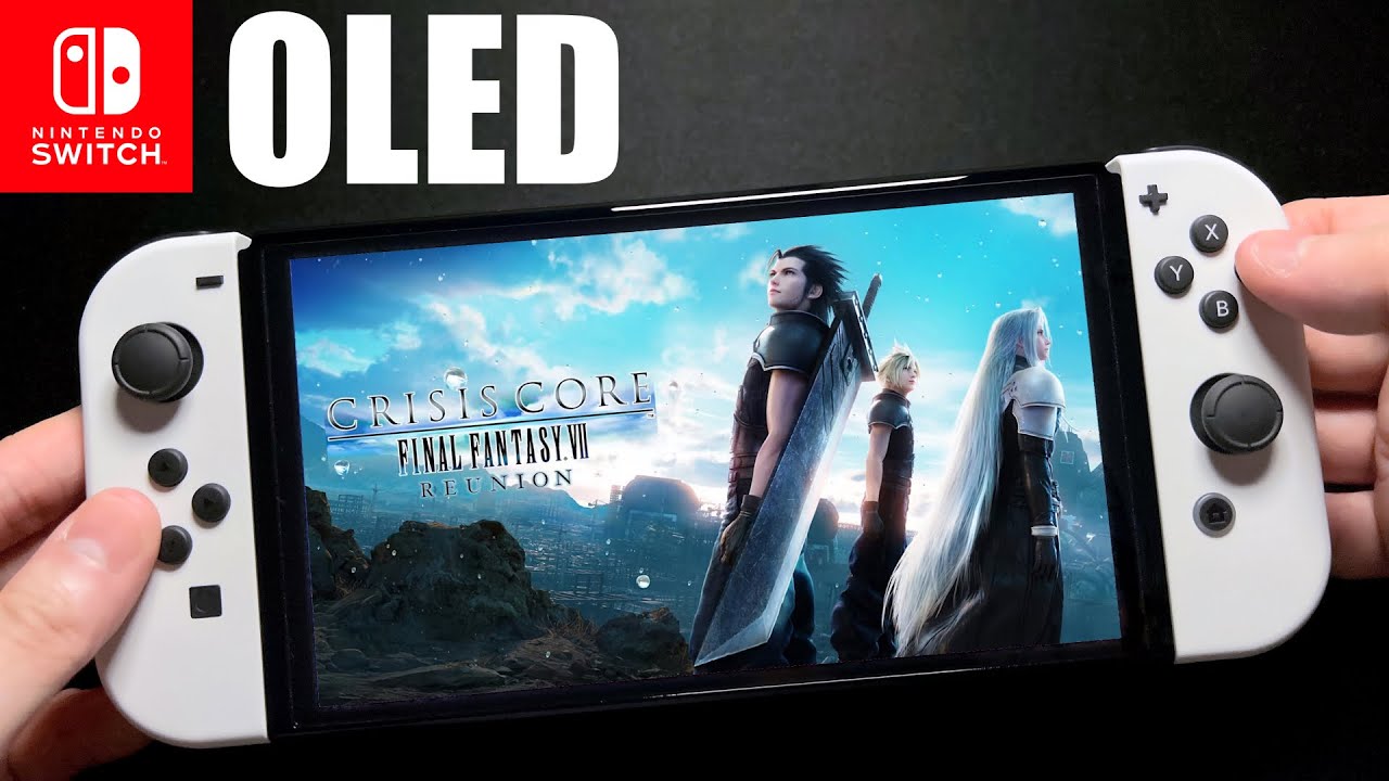 Crisis Core Final Fantasy VII Reunion Nintendo Switch OLED Gameplay ...