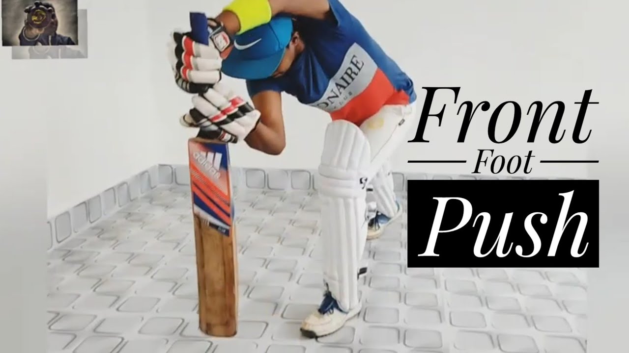 The Perfect Way Of Front Foot Push || Aranya Mitra. - YouTube