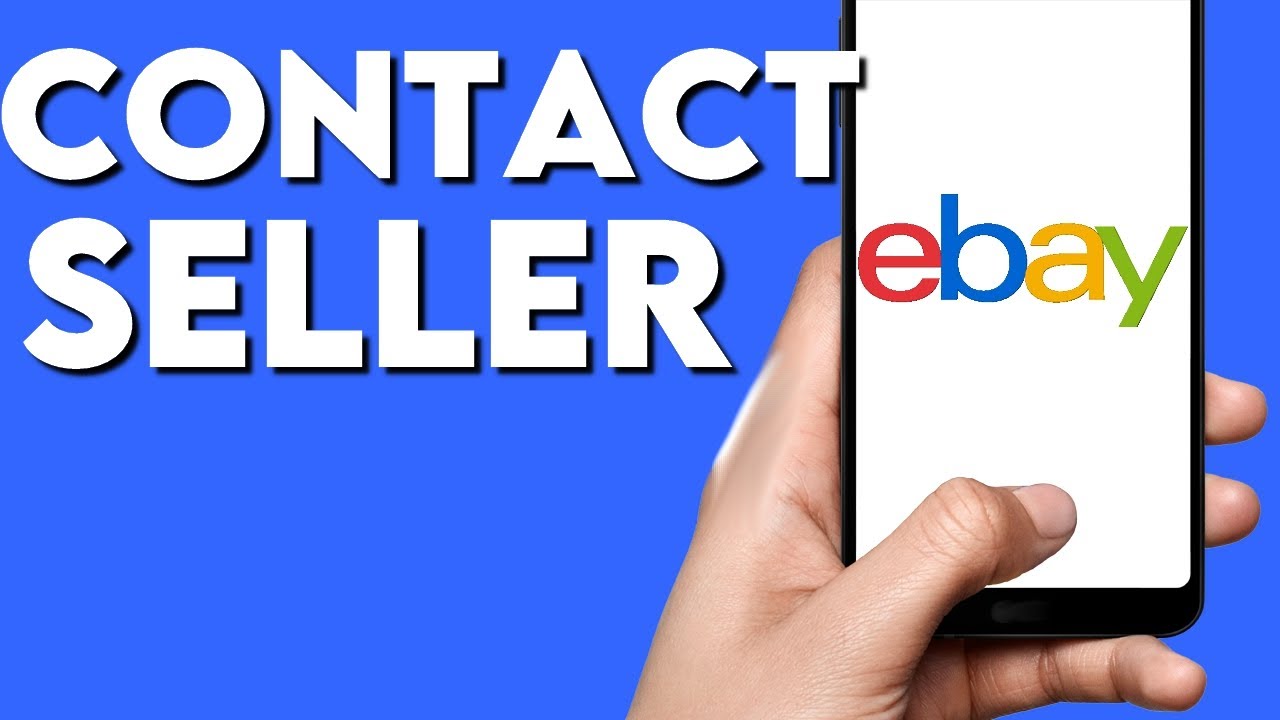 How To Contact and Chat with Seller on Ebay App - YouTube