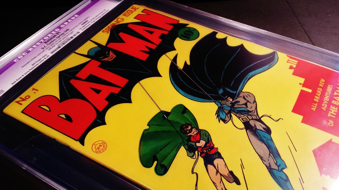 Batman #1 CGC High Grade! RARE! MUST WATCH! - YouTube