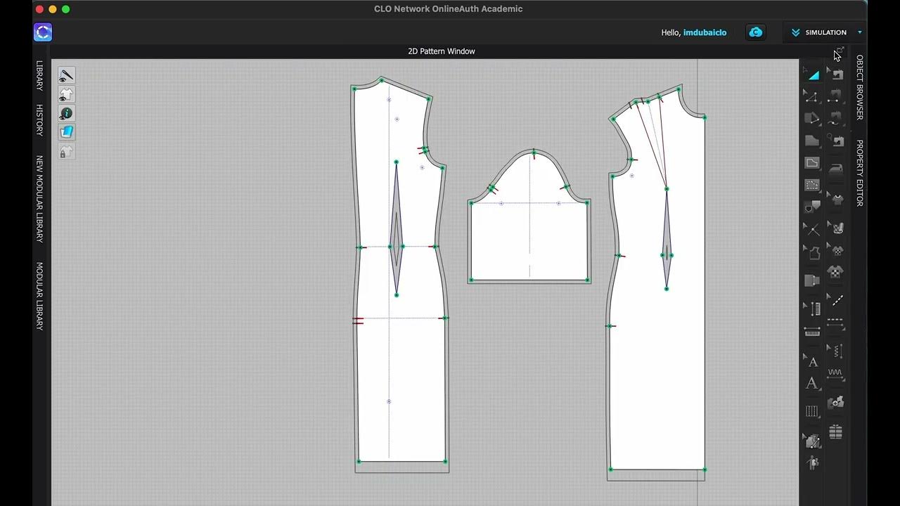 Clo3D_Printing Patterns for sample making - YouTube