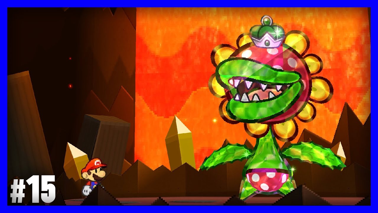 Paper Mario: Sticker Star 100% - Part 15 - Rumble Volcano - YouTube