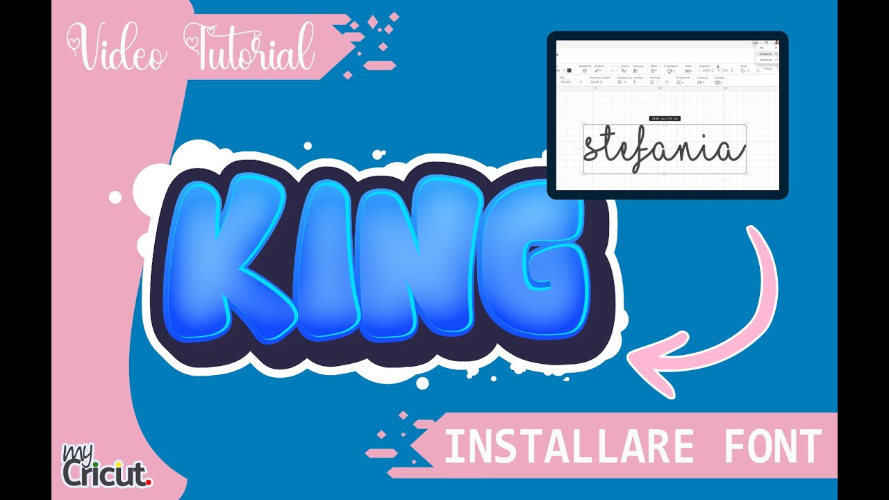 Installare font su Cricut Design Space senza riavviare il programma ...