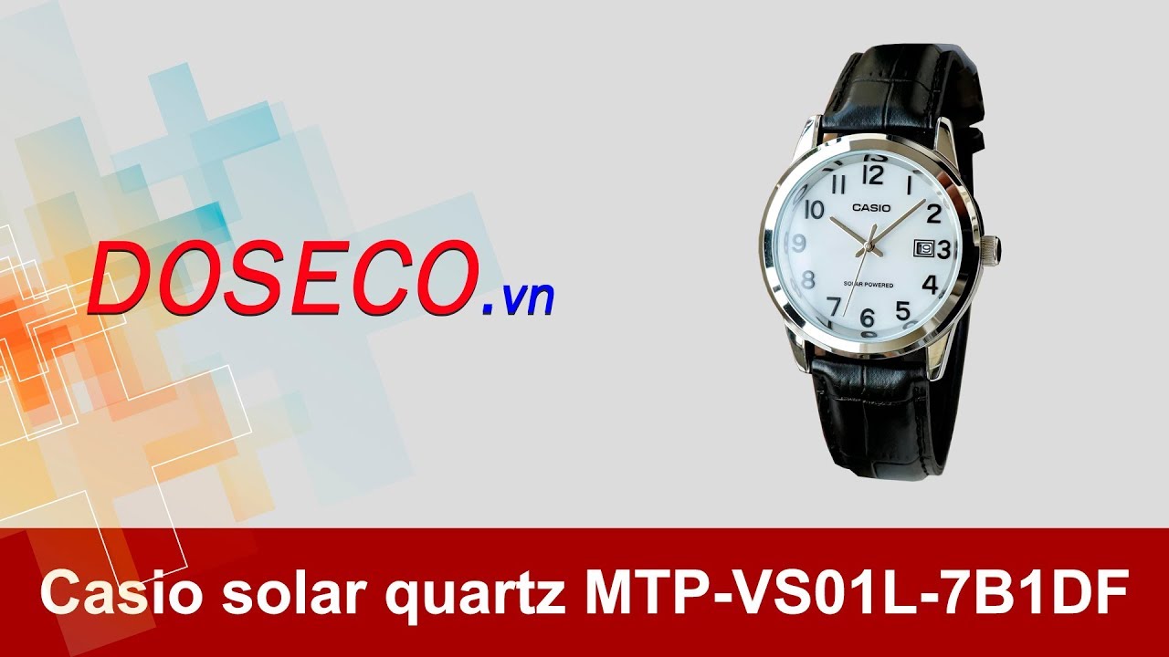 [Góc Review nhanh] #629: Đồng hồ Casio solar quartz MTP-VS01L-7B1DF ...