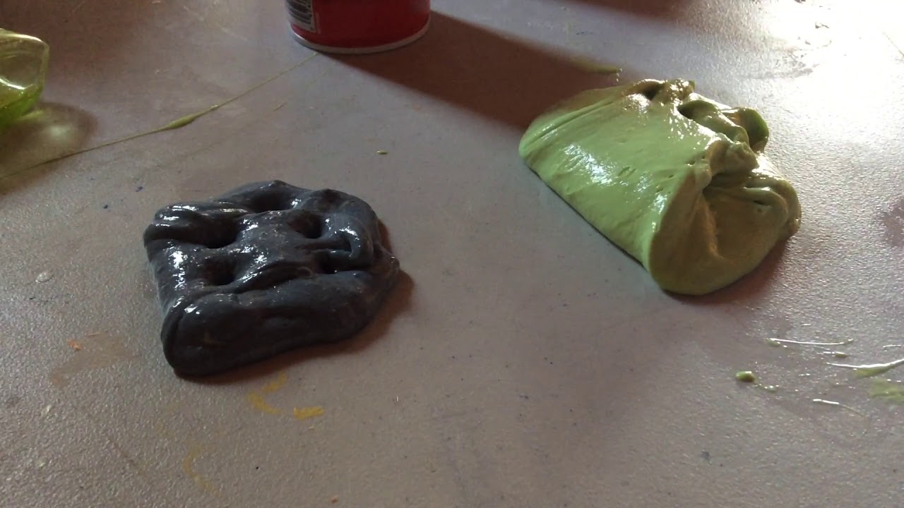 Fixing sticky slime and hard slime - YouTube