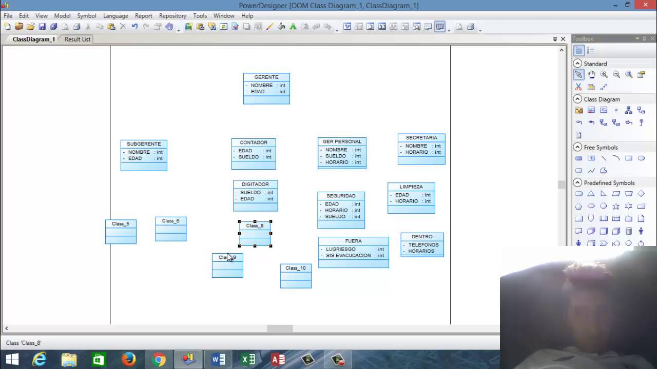 232s. POWER DESIGNER modelo “Class Diagram” - YouTube