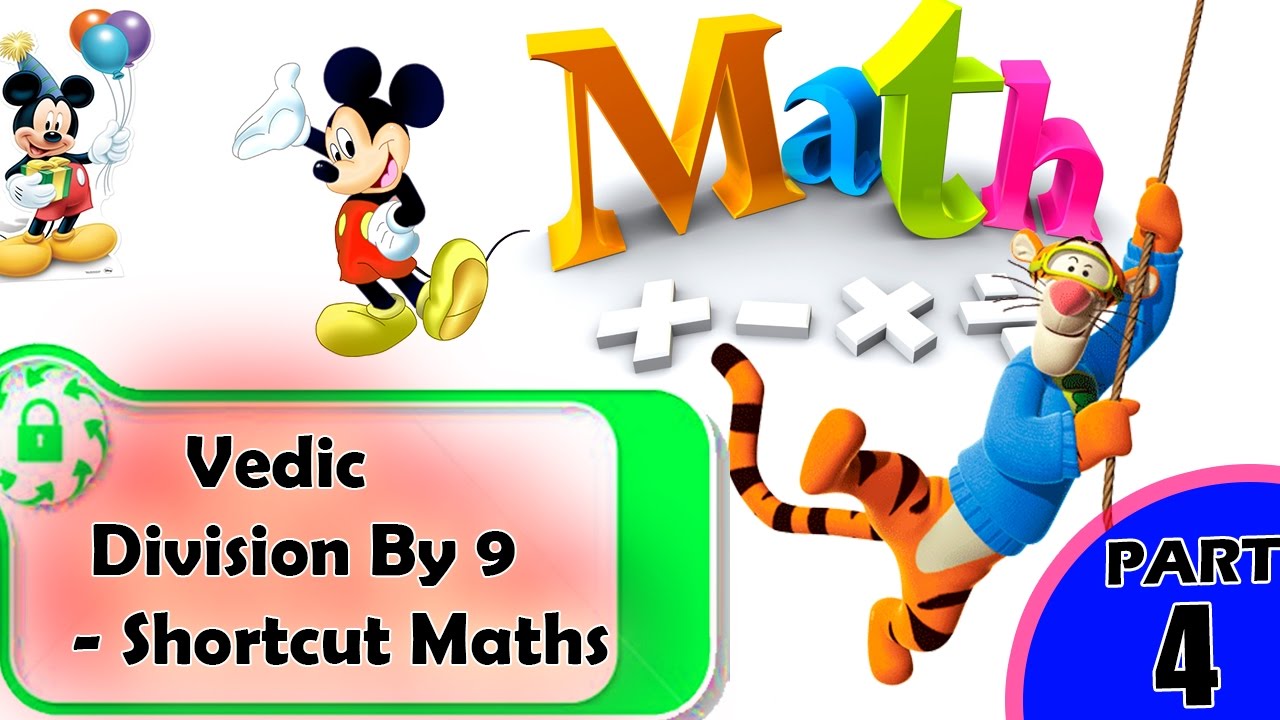 Vedic Division by 9 | Division in Vedic Maths | Vedic Division With 9 ...