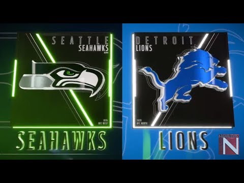 Seattle Seahawks vs Detroit Lions Madden 19 Full Game Simulation Nation