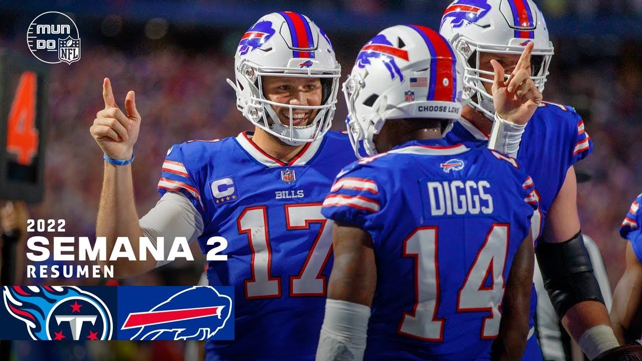 Tennessee TITANS vs. Buffalo BILLS | Semana 2 NFL | Resumen Highlights ...