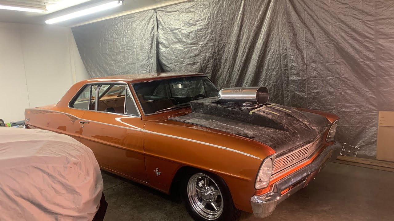 1966 Chevy II Pro Street , 4” Cowl hood modification to fit 671 blower ...