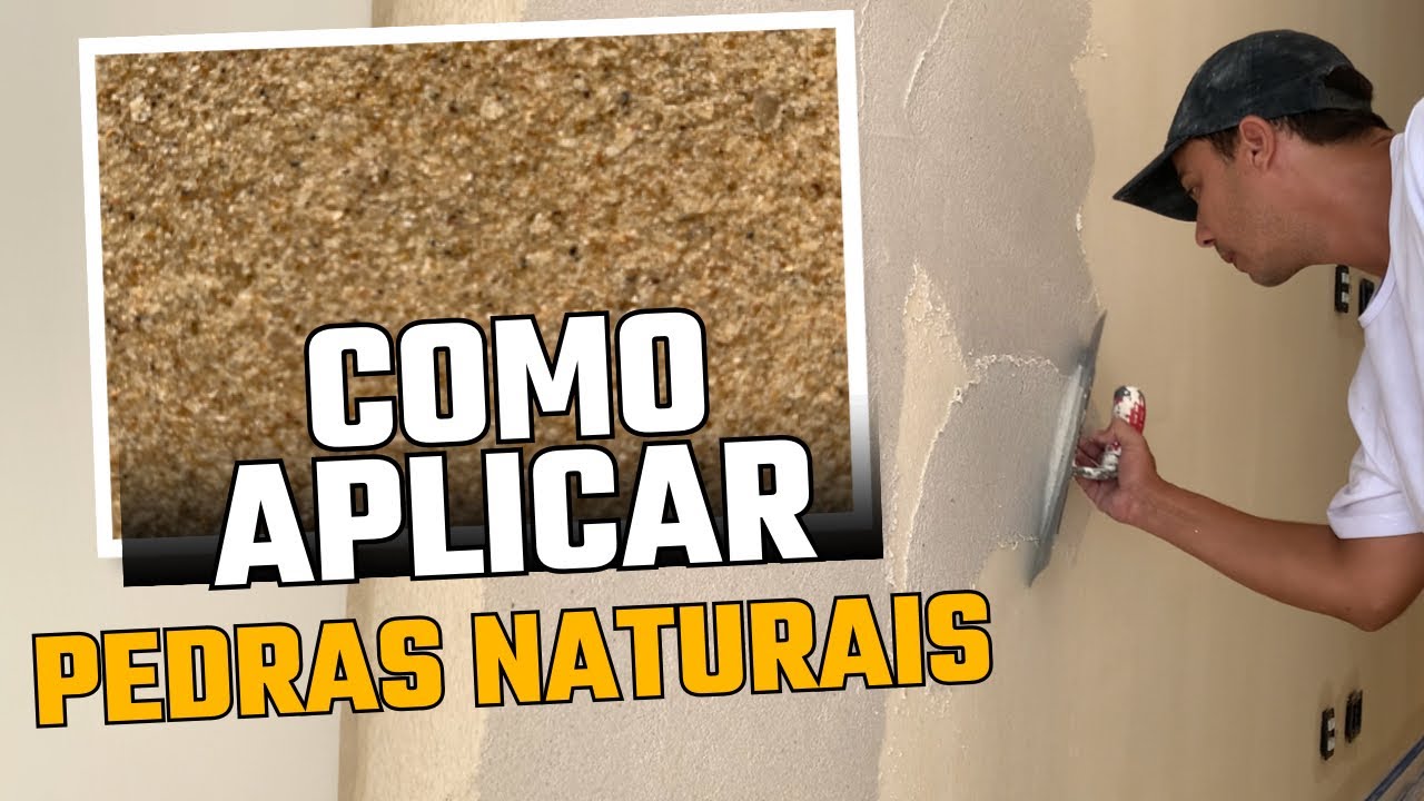 Revestimento Pedras Naturais - Aplicação Passo a Passo - YouTube