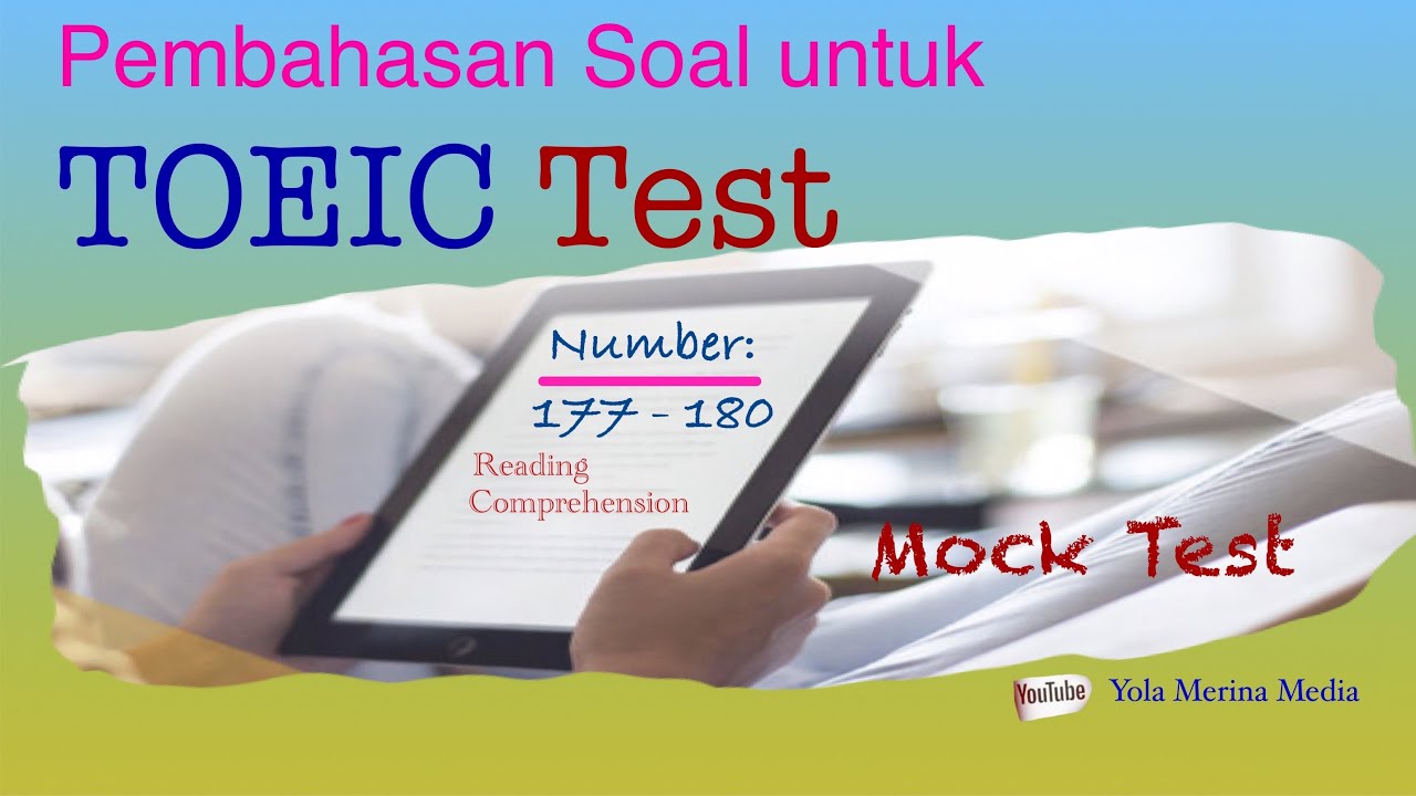 TOEIC || TOEIC Practice Test || Mock test for TOEIC|| Reading ...