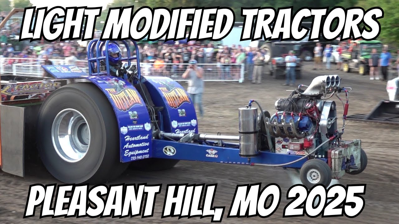 MSTPA Light Modified Tractors from the 2025 Cass County Fair in ...