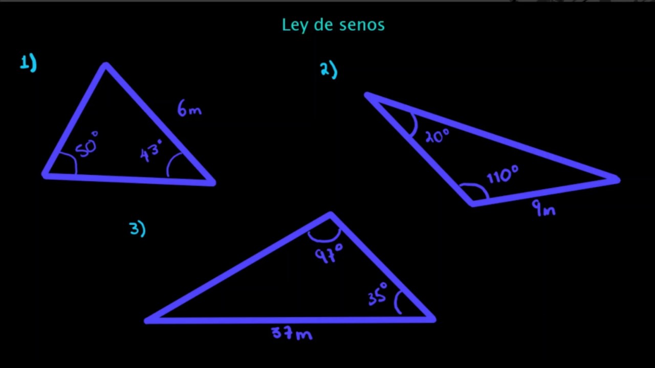 Ley de senos 1er parte - YouTube