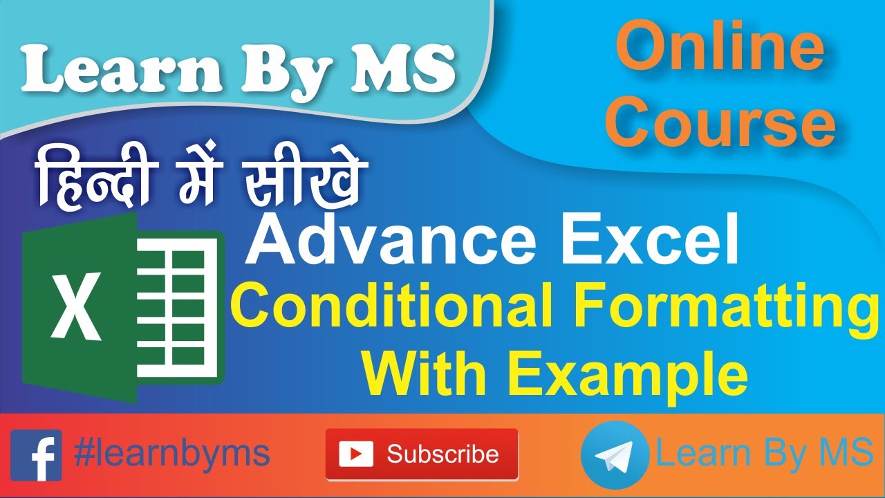 Advance Excel Conditional Formatting In Excel YouTube Advance Excel Conditional Formatting In Excel YouTube