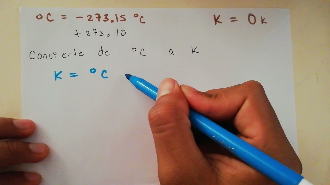 Convertir grados Celsius a Kelvin | DE K a °C | Ejercicios - Examen ...