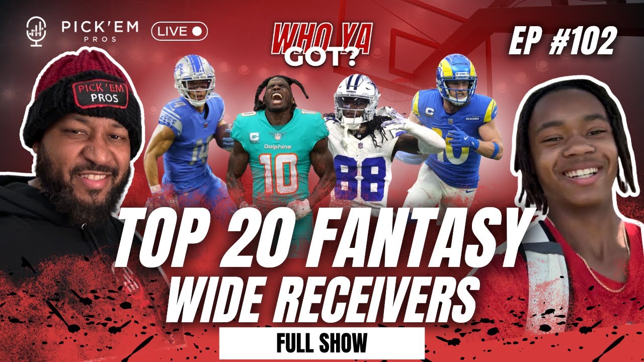 Ultimate Fantasy Football WR Draft Strategies & Top 20 Picks Breakdown ...