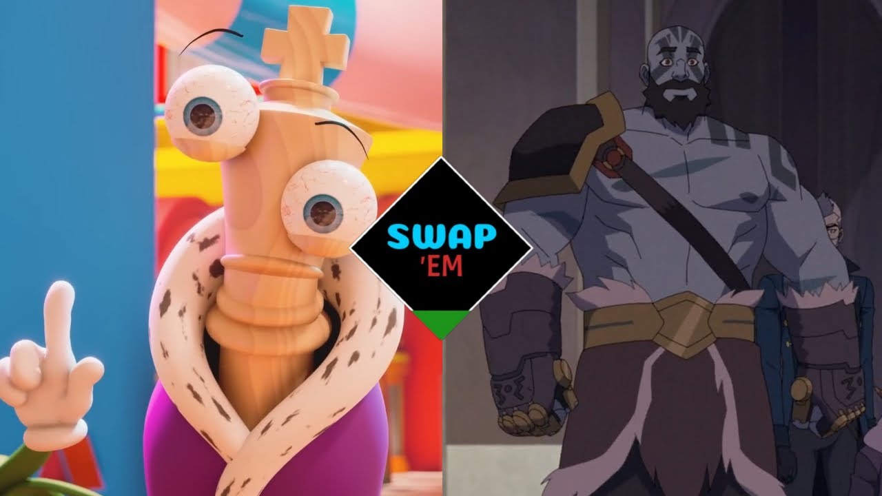 KINGER & GROG VOICE SWAP | The Amazing Digital Circus/The Legend of Vox ...