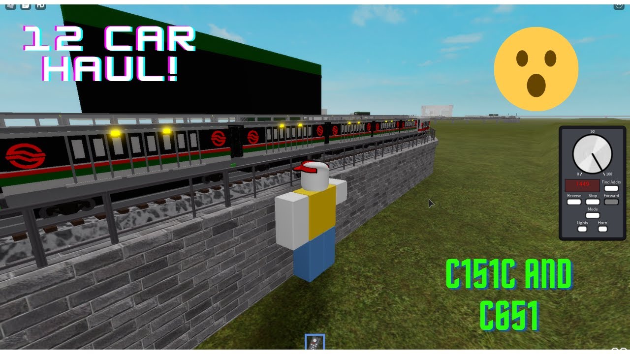 ROBLOX C151C and C651 12 car haul! - YouTube