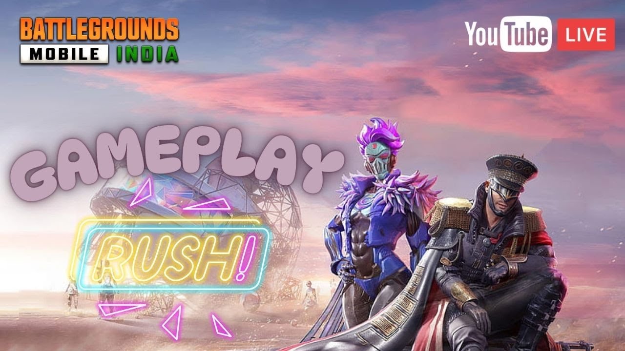 BGMI LIVE | Rush Gameplay !!!! - YouTube