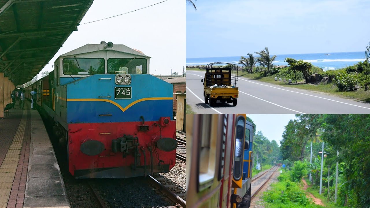 Galle To Matara Full Train Journey with Class M4 Locomotive | Southern ...