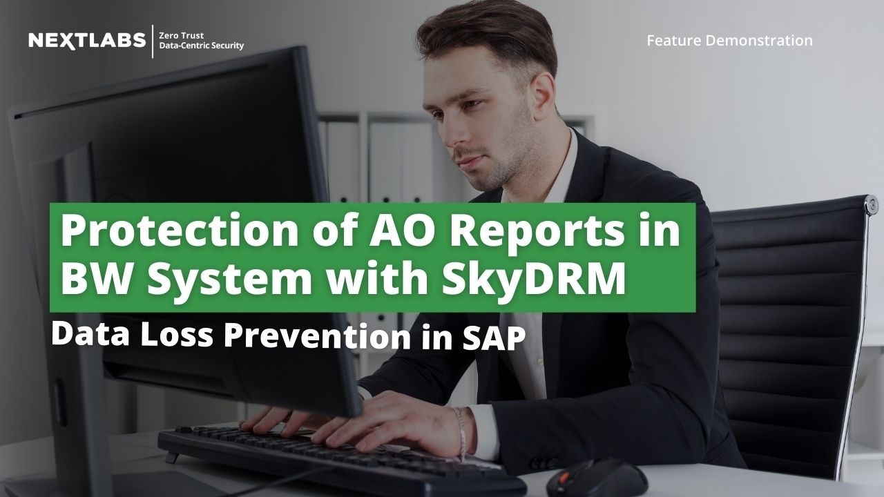 Protection of AO Reports in BW System with SkyDRM | Data Loss ...