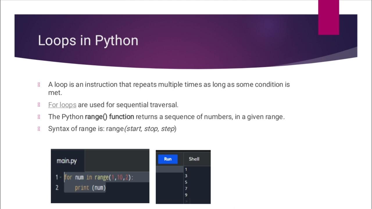 Class8 Python Looping And Tkinter Gui Youtube
