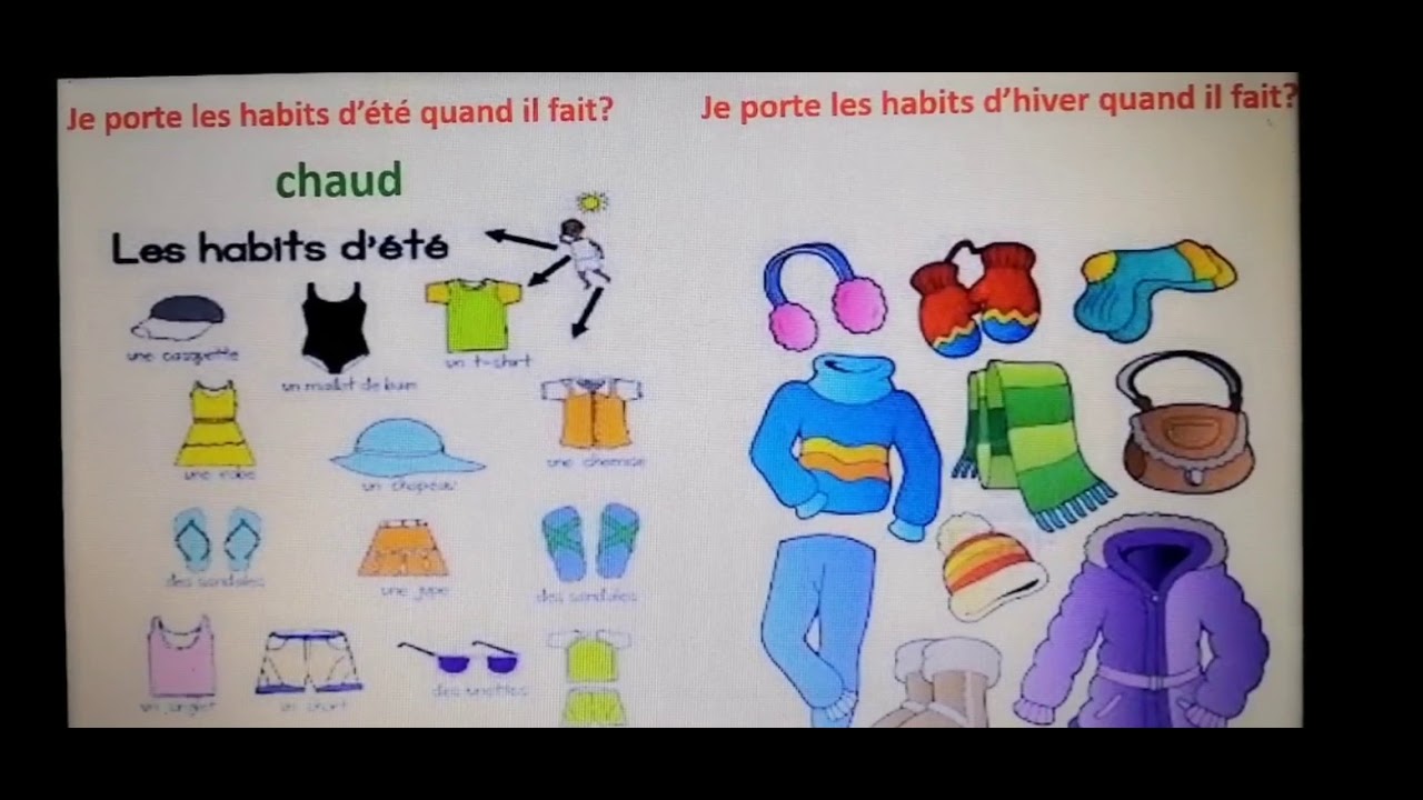 Exercices (chaud ou froid) - YouTube