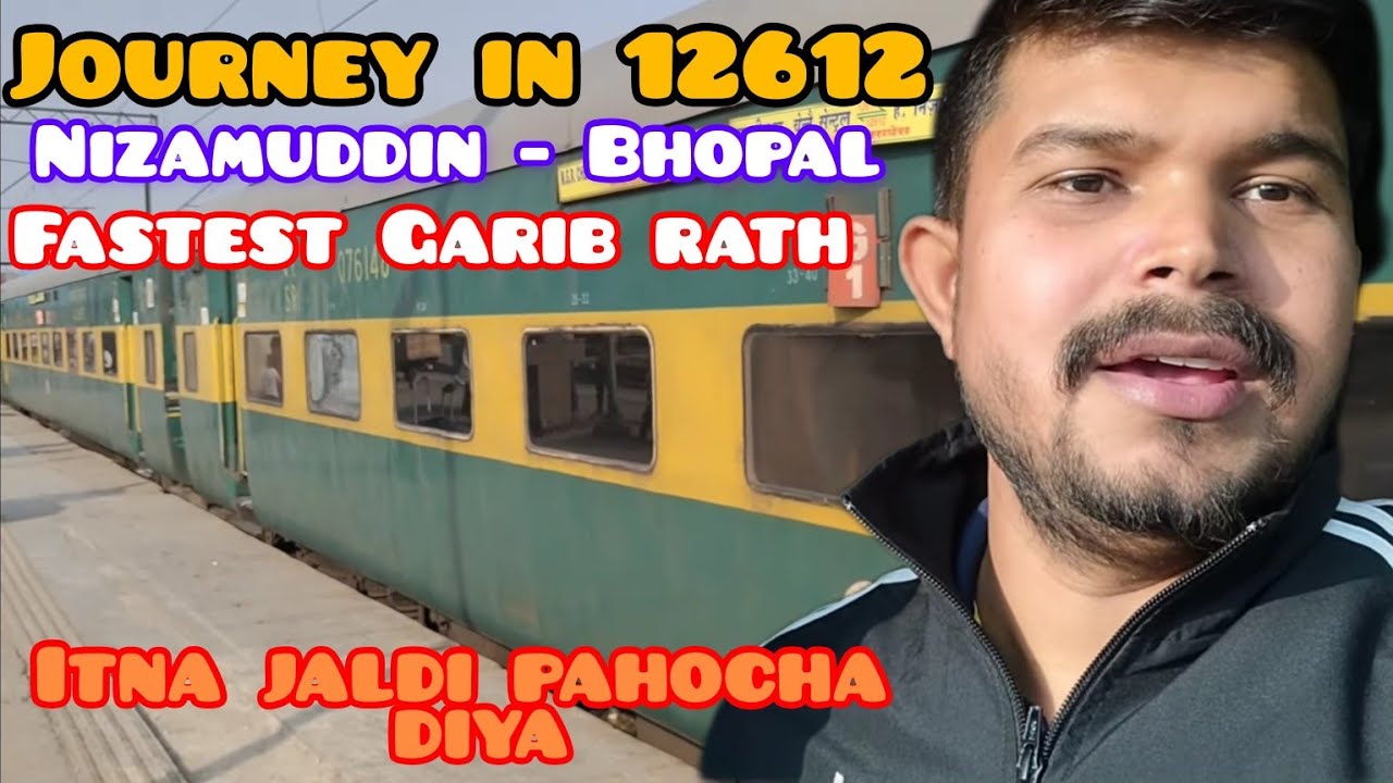 *Rajdhani Jaise Priority* | Journey in 12612 Chennai Garib Rath Express ...