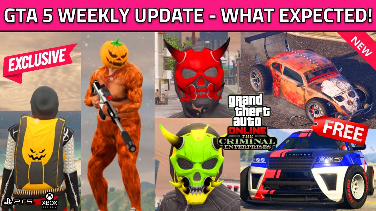 NEW Halloween Update Today! Tech Demon Masks,Bigfoot Outfit,Podium Car ...