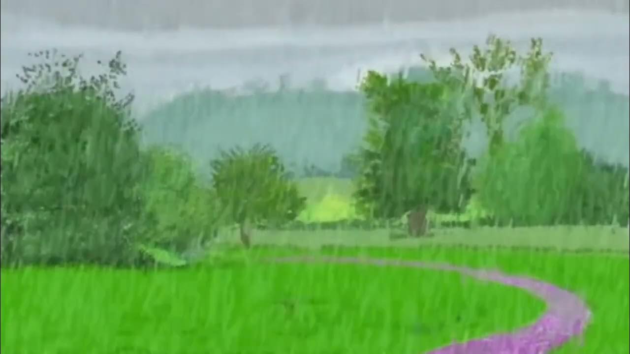 David Hockney rain in Normandy - YouTube