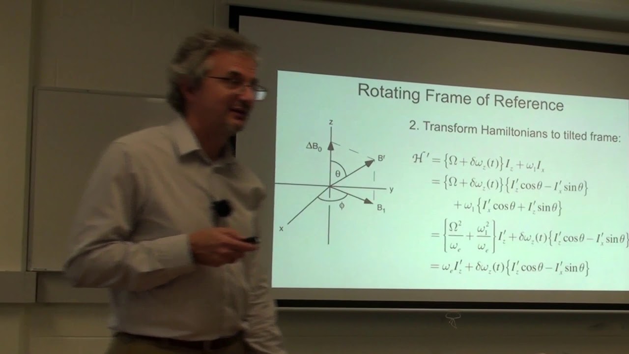 NMR Relaxation Lecture 4: Rotating Frame Relaxation - YouTube