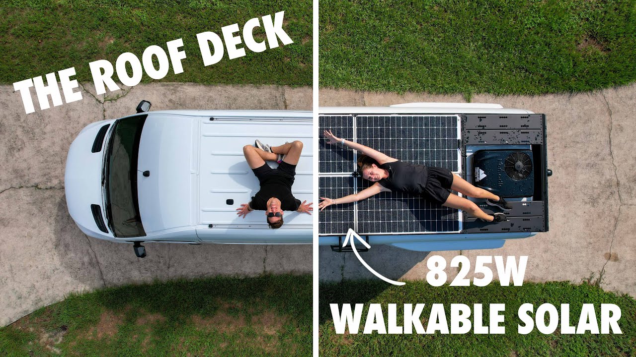 We installed a roof deck with MAXIMUM SOLAR - YouTube