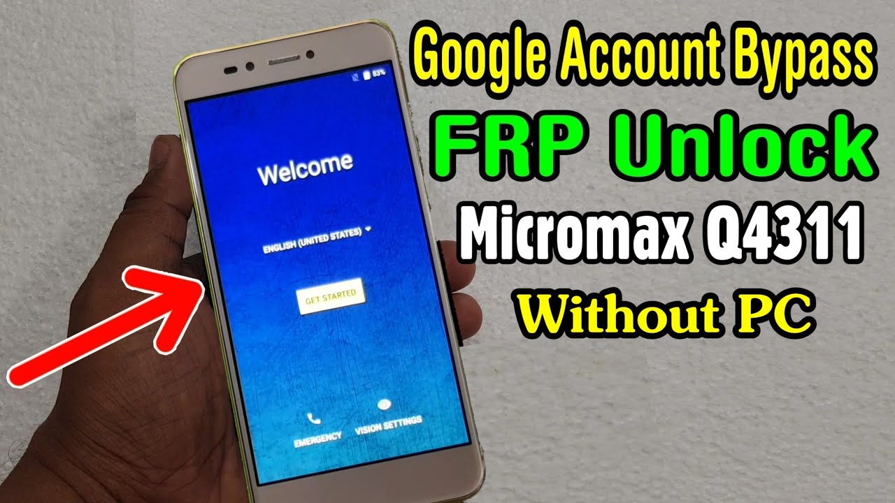 Micromax Q4311 FRP Unlock or Google Account Bypass Easy Trick Without ...