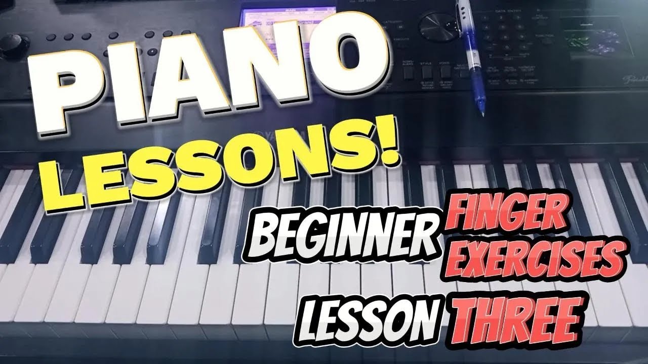 Finger Exercises - Piano Lesson#3 #piano #pianolesson #fingerexercise # ...